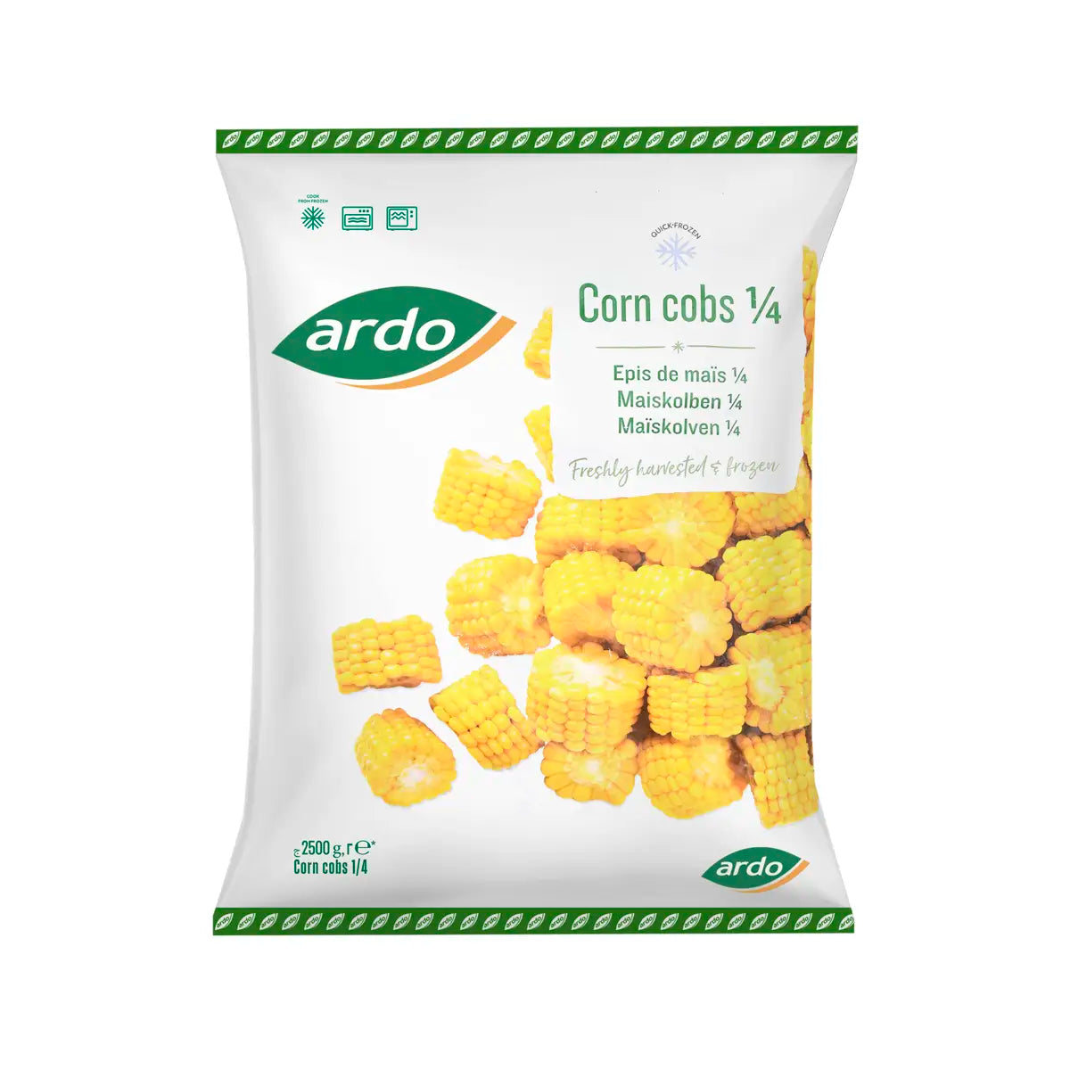 Quarter Corn Cobs 2.5kg