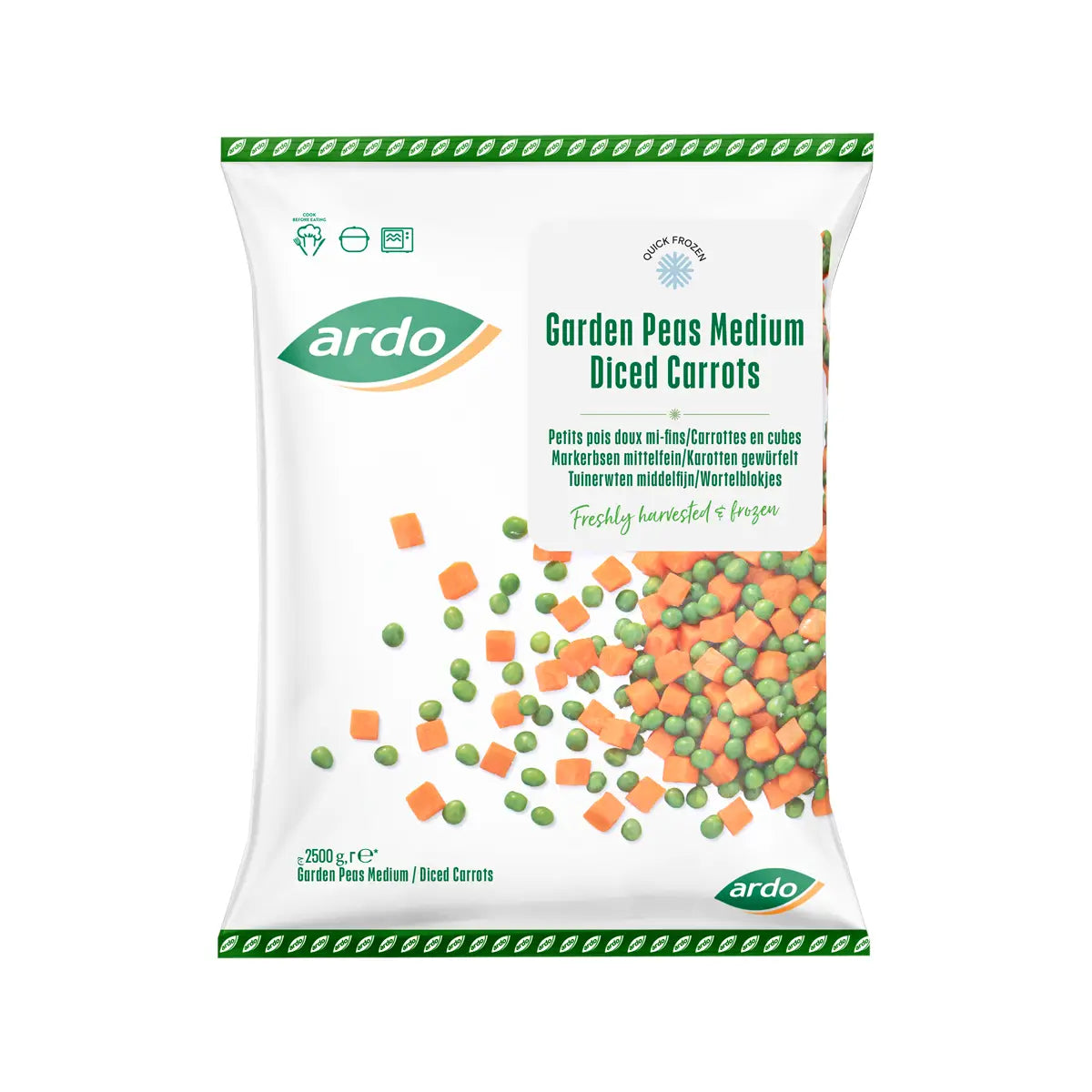 Medium Garden Peas with Diced Carrots 2.5kg