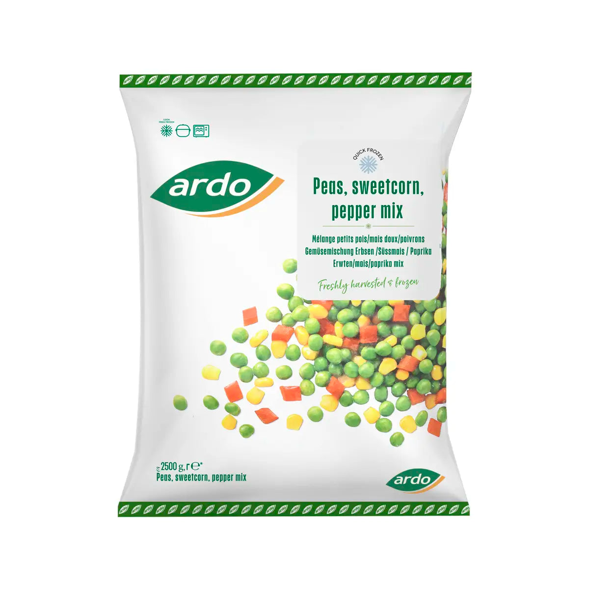 Peas, Sweet Corn & Pepper Mix 2.5kg