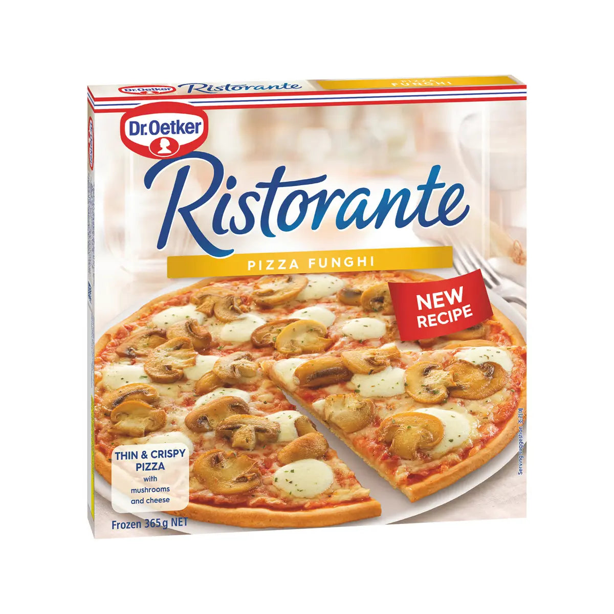 Ristorante Pizza Funghi "With Mushrooms & Cheese" 365g