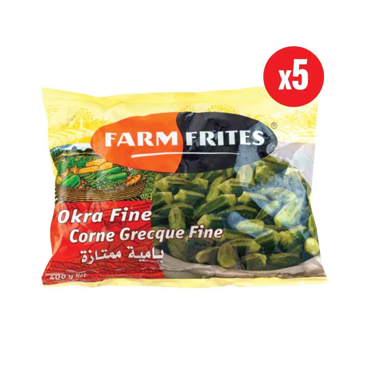 Okra Fine (5 x 400g)